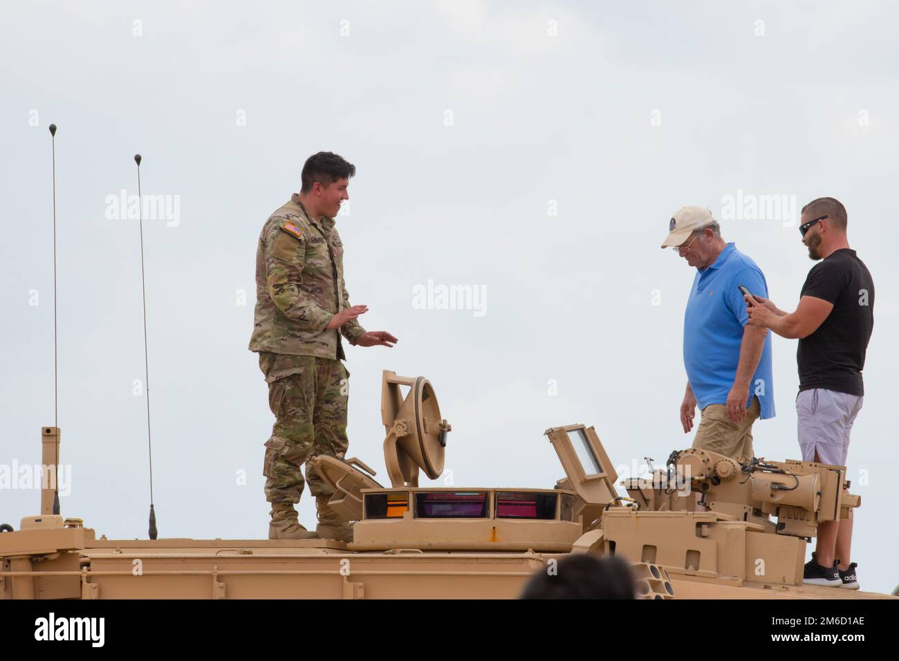 U.S. Army Specialist Kelven Hernandez, 212 Calvary M1-A2 Abrams tank ...