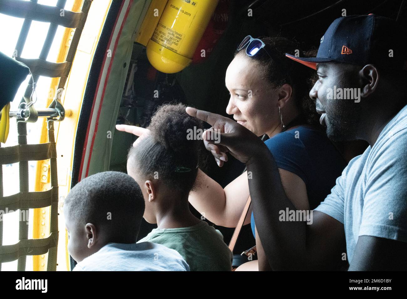 U.S. Air Force Reserve Major T.C. Bivins, right, and Natasch Bivins ...
