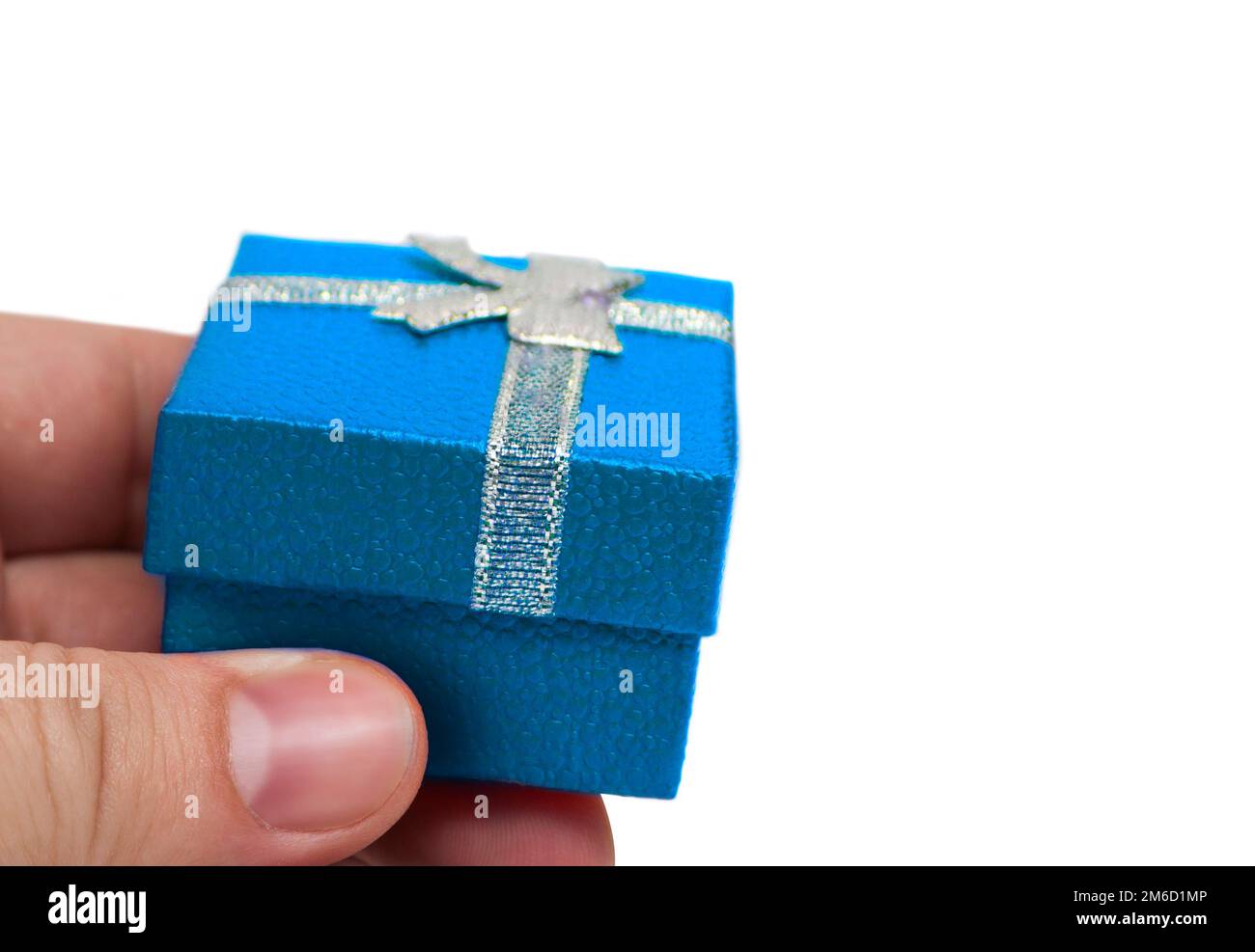Man holding small gift box hi-res stock photography and images - Alamy