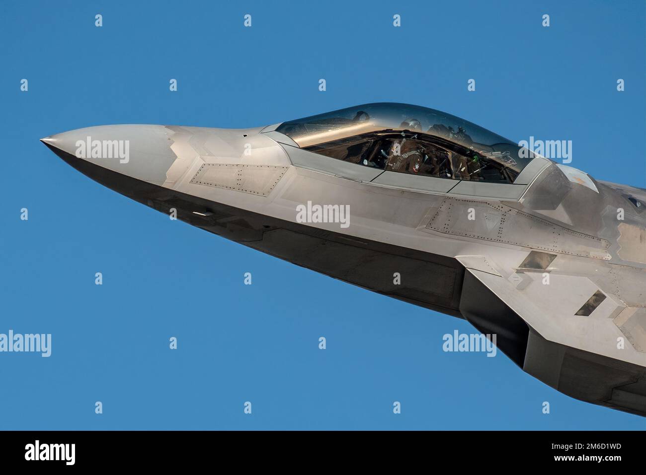 The U.S. Air Force F-22 Raptor Demo Team from the 1st Fighter Wing at ...