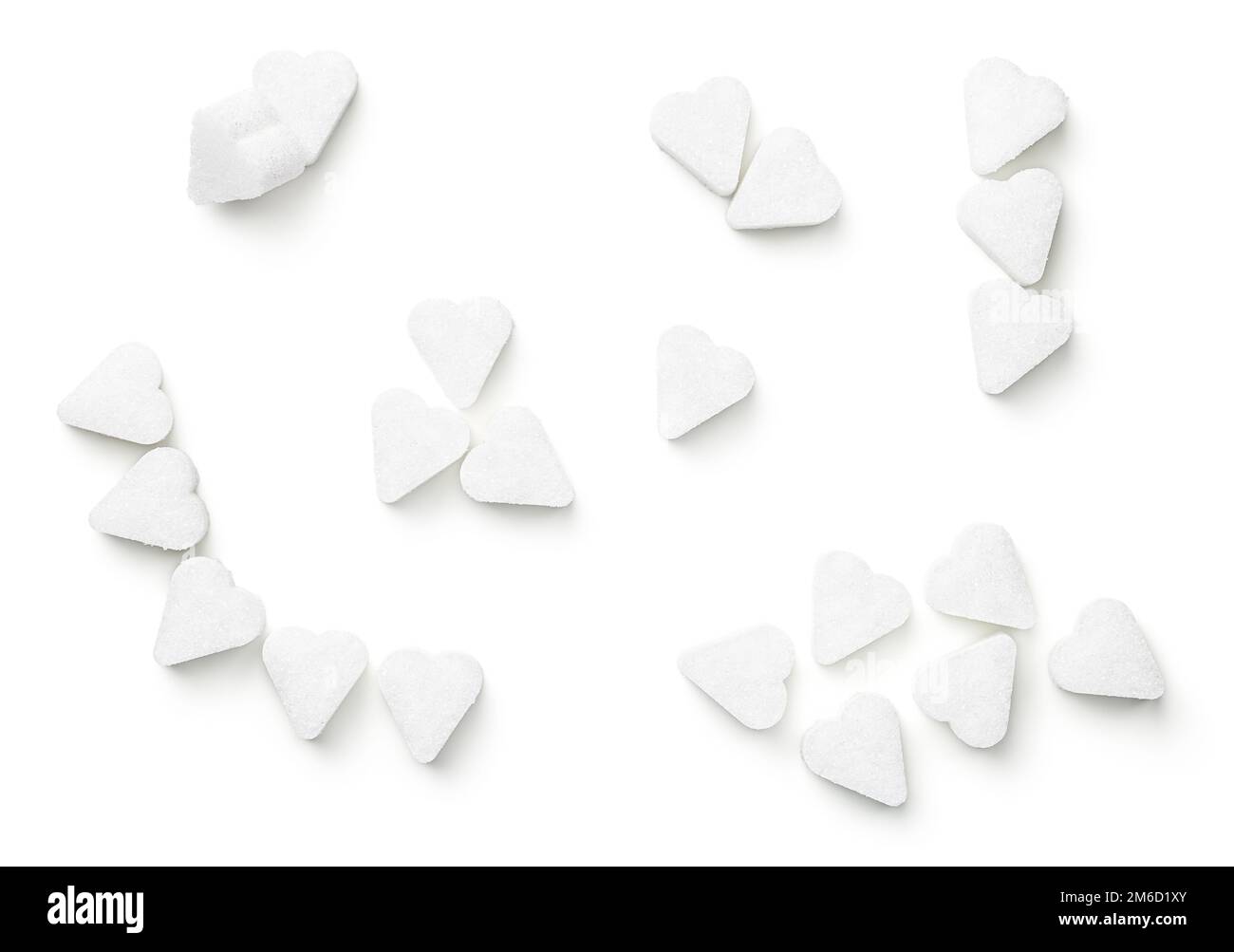 Heart shape set love Cut Out Stock Images & Pictures - Alamy