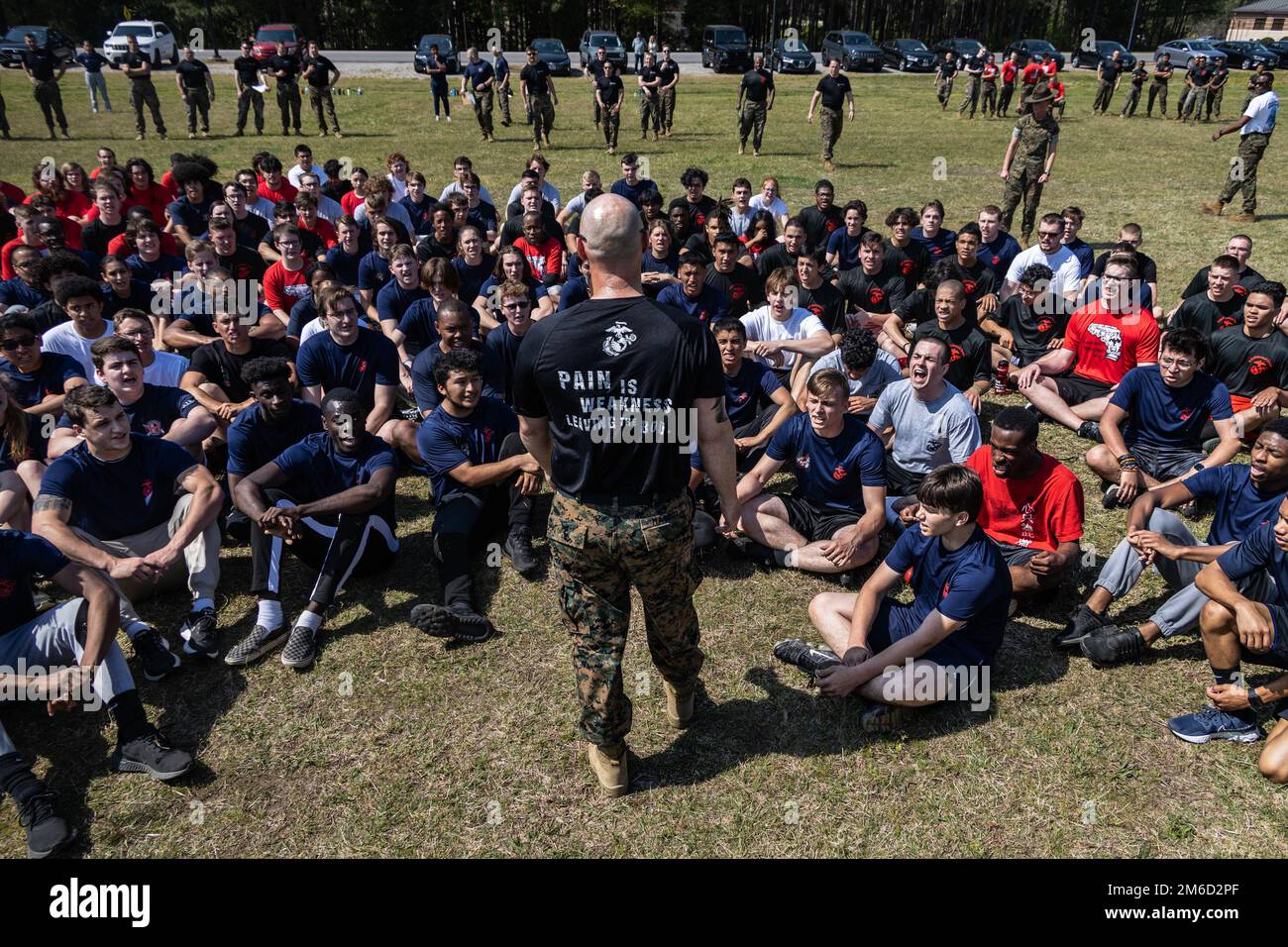 U.S. Marine Corps SgtMaj. Christopher Maddox, the sergeant major of Recruiting Station Richmond ...