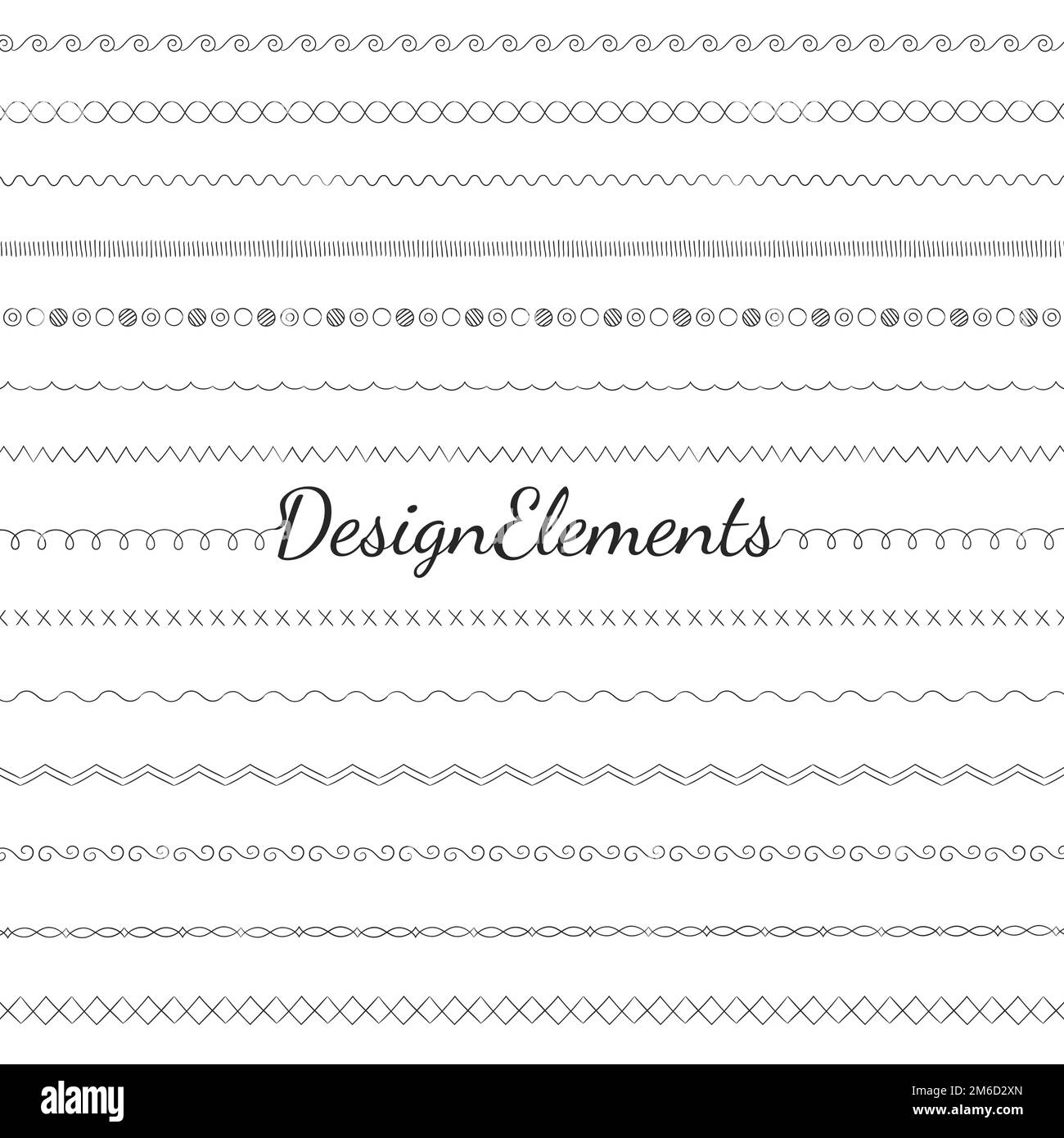 Divider line design elements vector collection Stock Vector Image & Art ... Divider line design elements vector collection Stock Vector Image & Art ...