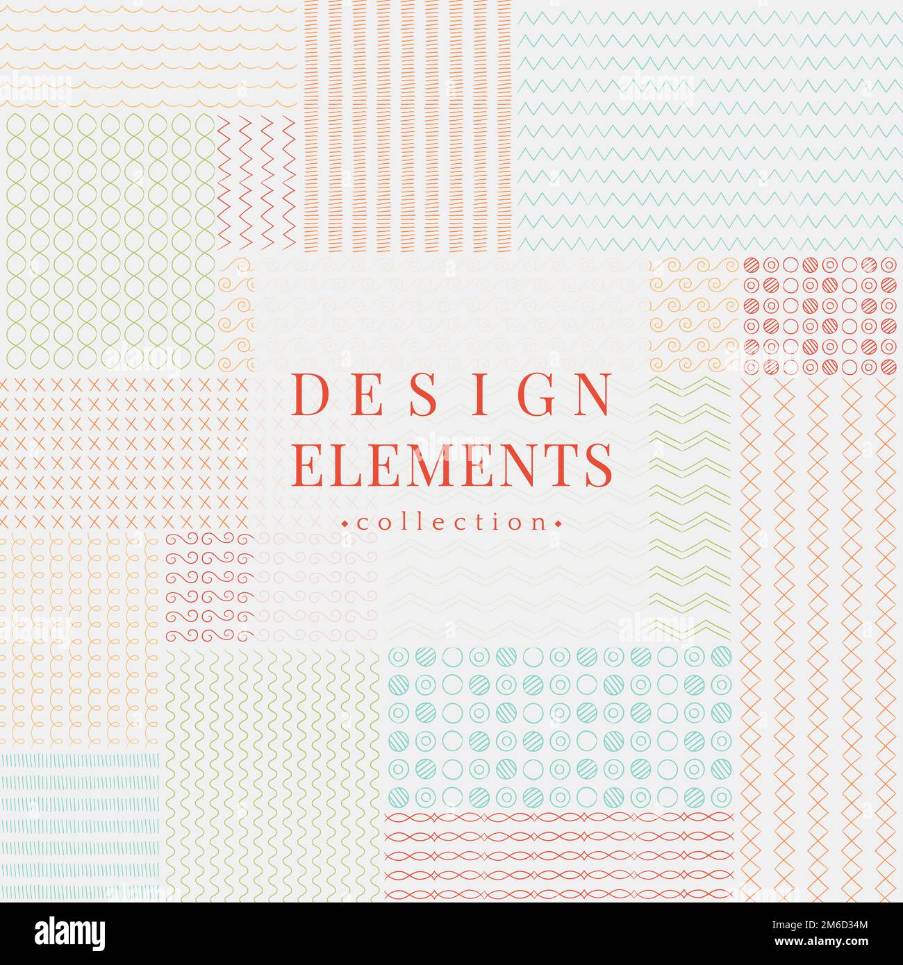 Divider line design elements vector collection Stock Vector Image & Art ...