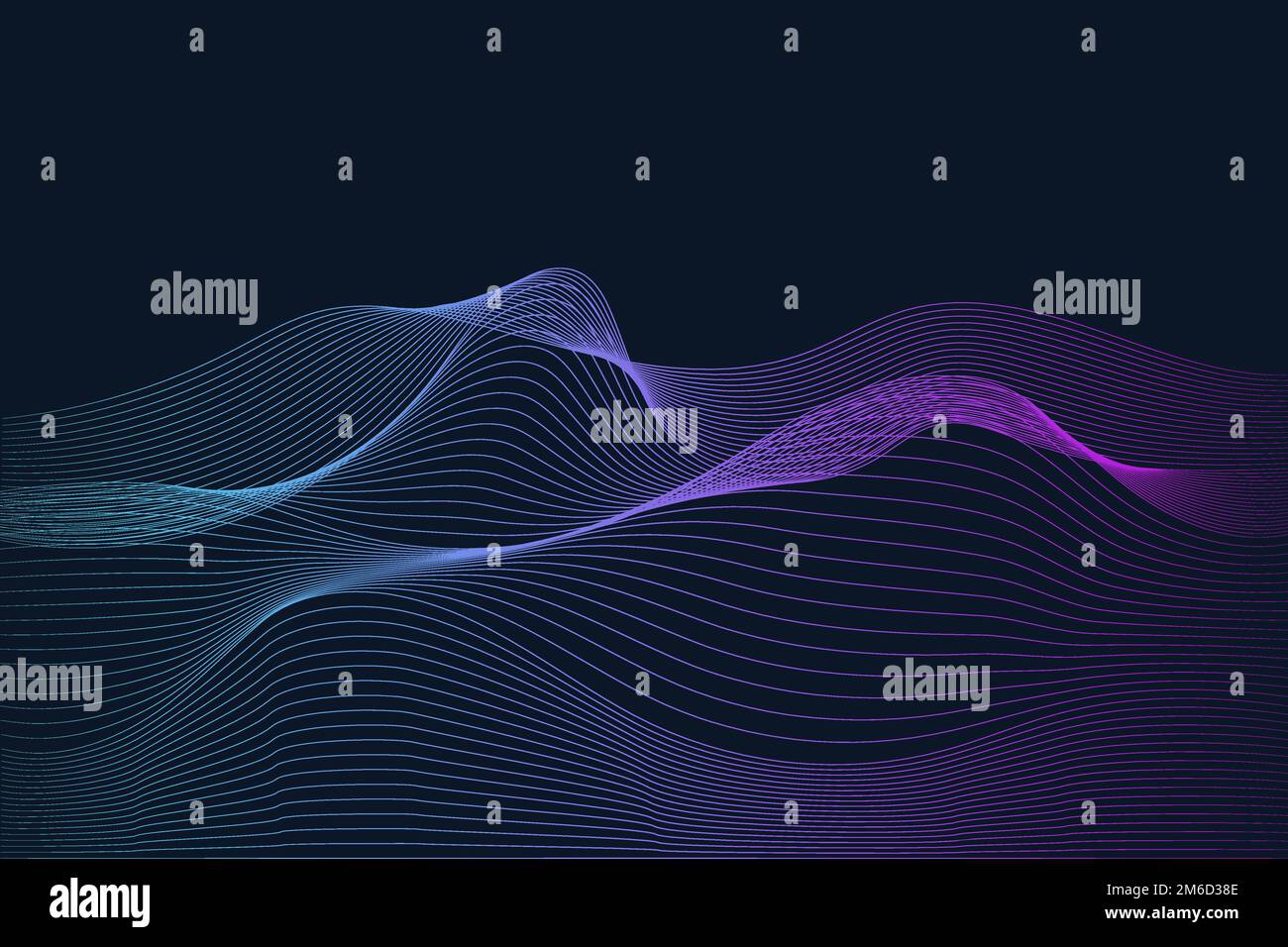Data visualization dynamic wave pattern vector Stock Vector Image & Art - Alamy