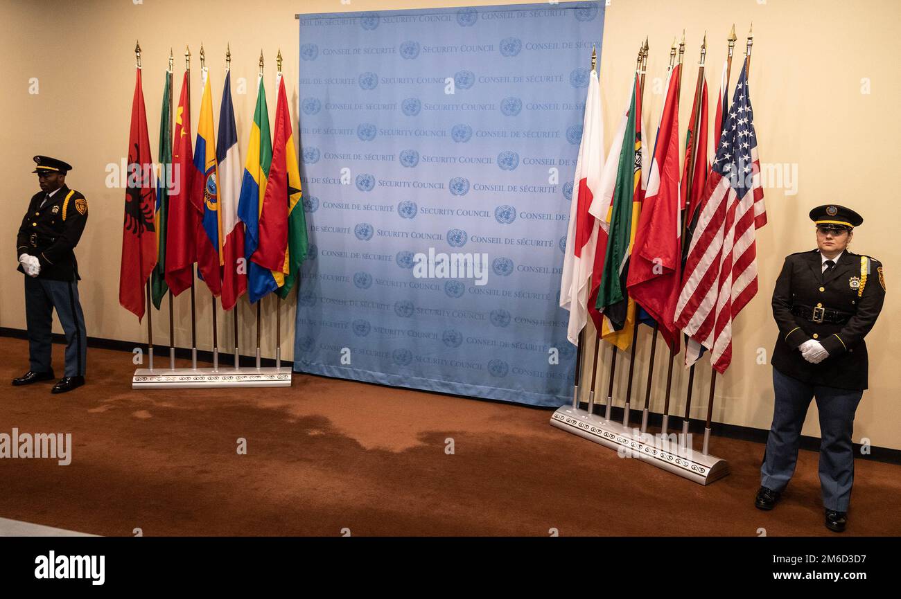 New York, United States. 03rd Jan, 2023. View of all 15 countries ...