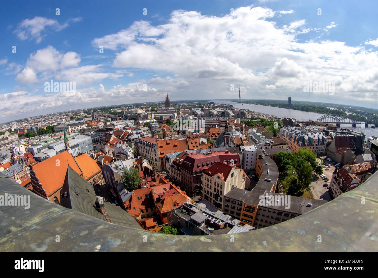 Aerial view riga center hi-res stock photography and images - Alamy