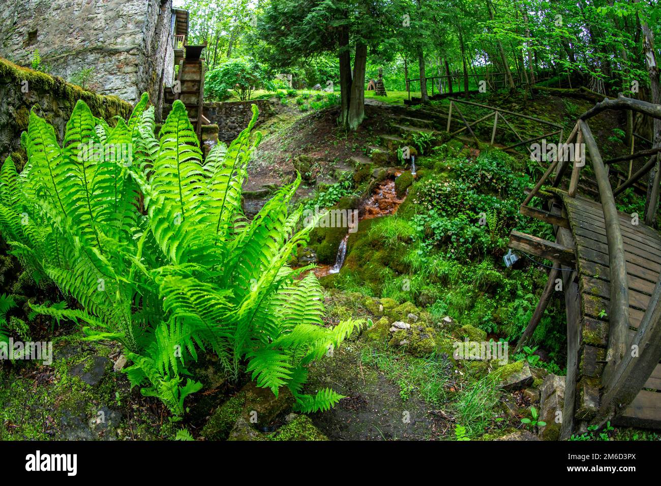 The old mill bridge hi-res stock photography and images - Alamy