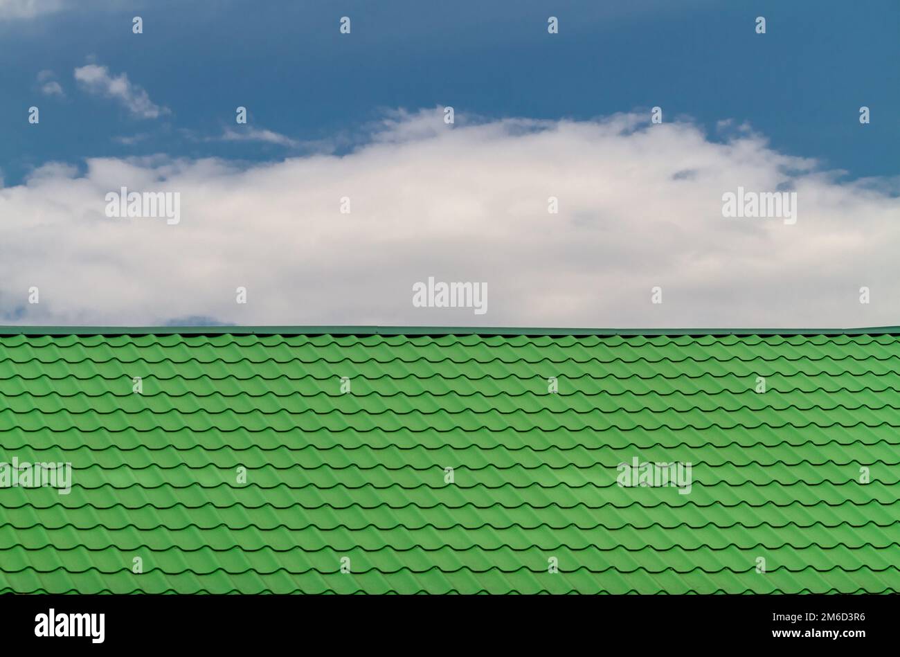 The texture of the roof is green Stock Photo - Alamy
