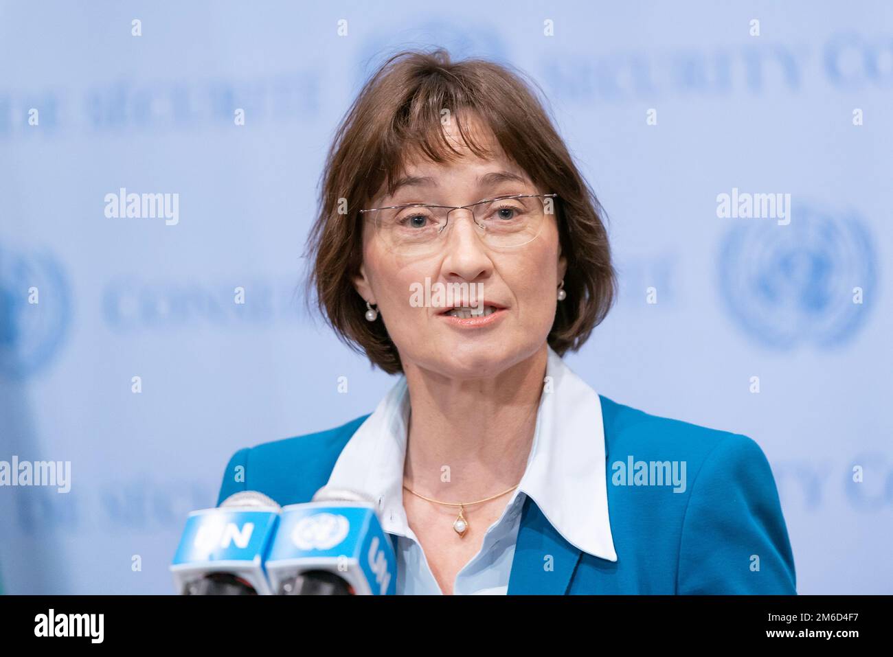 New York, New York, USA. 3rd Jan, 2023. Pascale Christine Baeriswyl ...