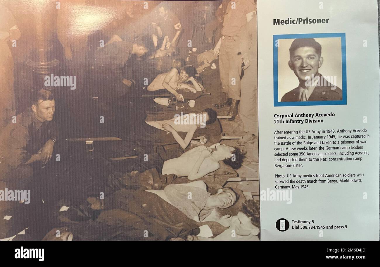 Part of the exhibit American Witnesses includes the story of Army Cpl ...