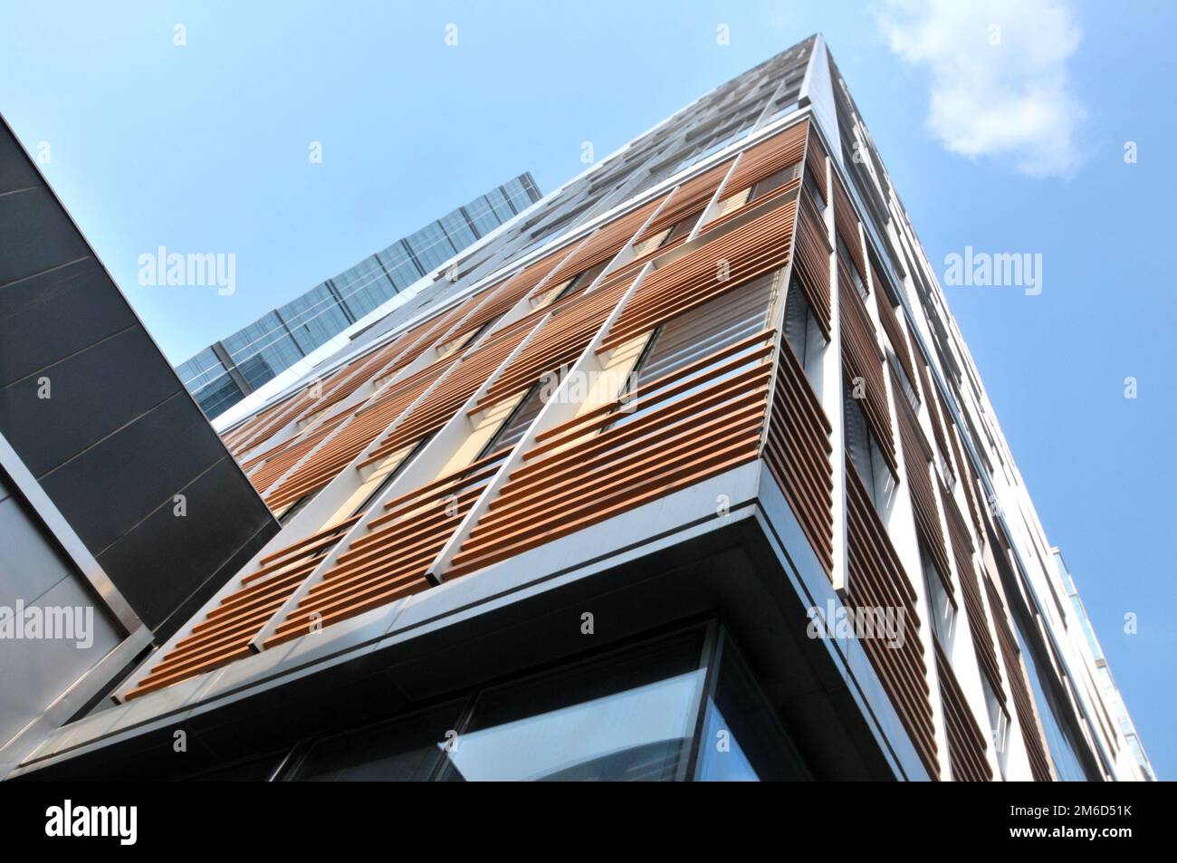 modern architecture with sun reflections Stock Photo - Alamy