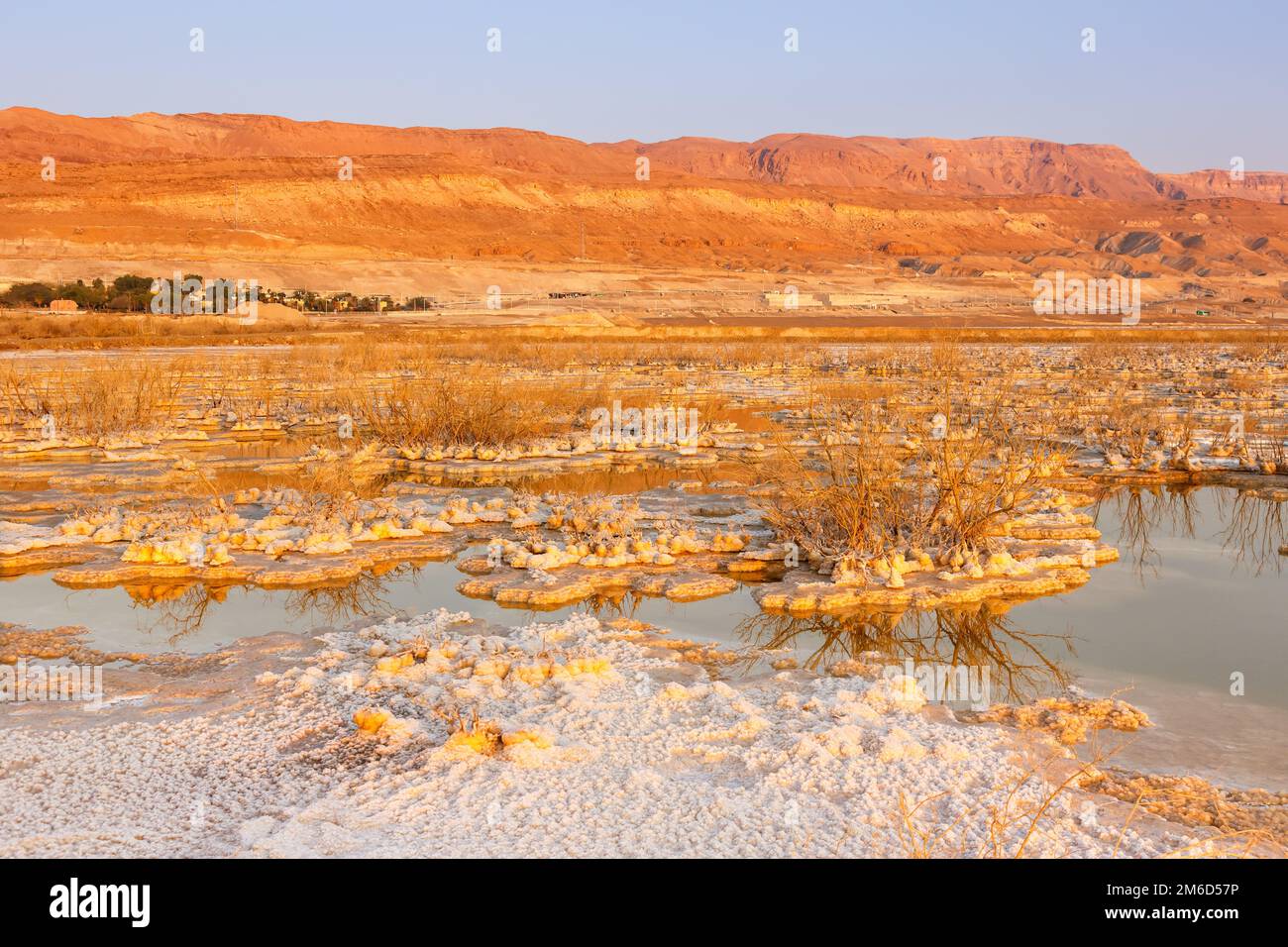 Dead Sea Israel sunrise morning landscape nature Stock Photo - Alamy