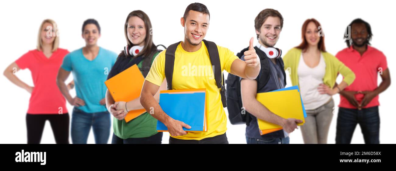 Group young students people student college hi-res stock photography ...