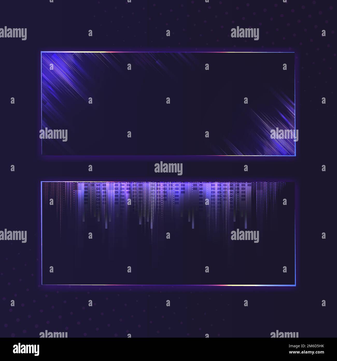 Violet rectangle decoration hi-res stock photography and images - Alamy