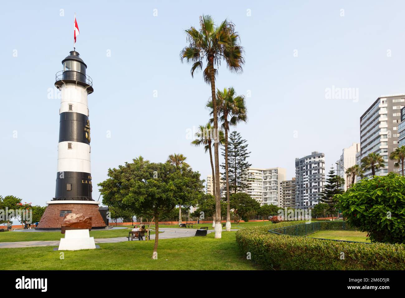 Lima Peru Lighthouse Faro La Marina Miraflores copyspace copy space ...