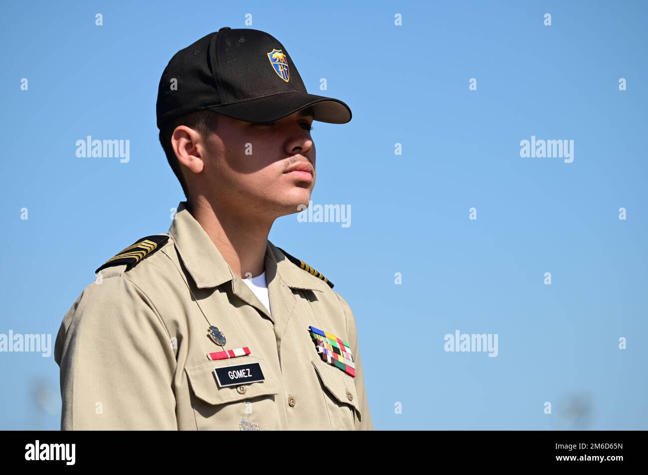 California Cadet Corps Cadet Master Sgt. Jose Gomez, from California ...