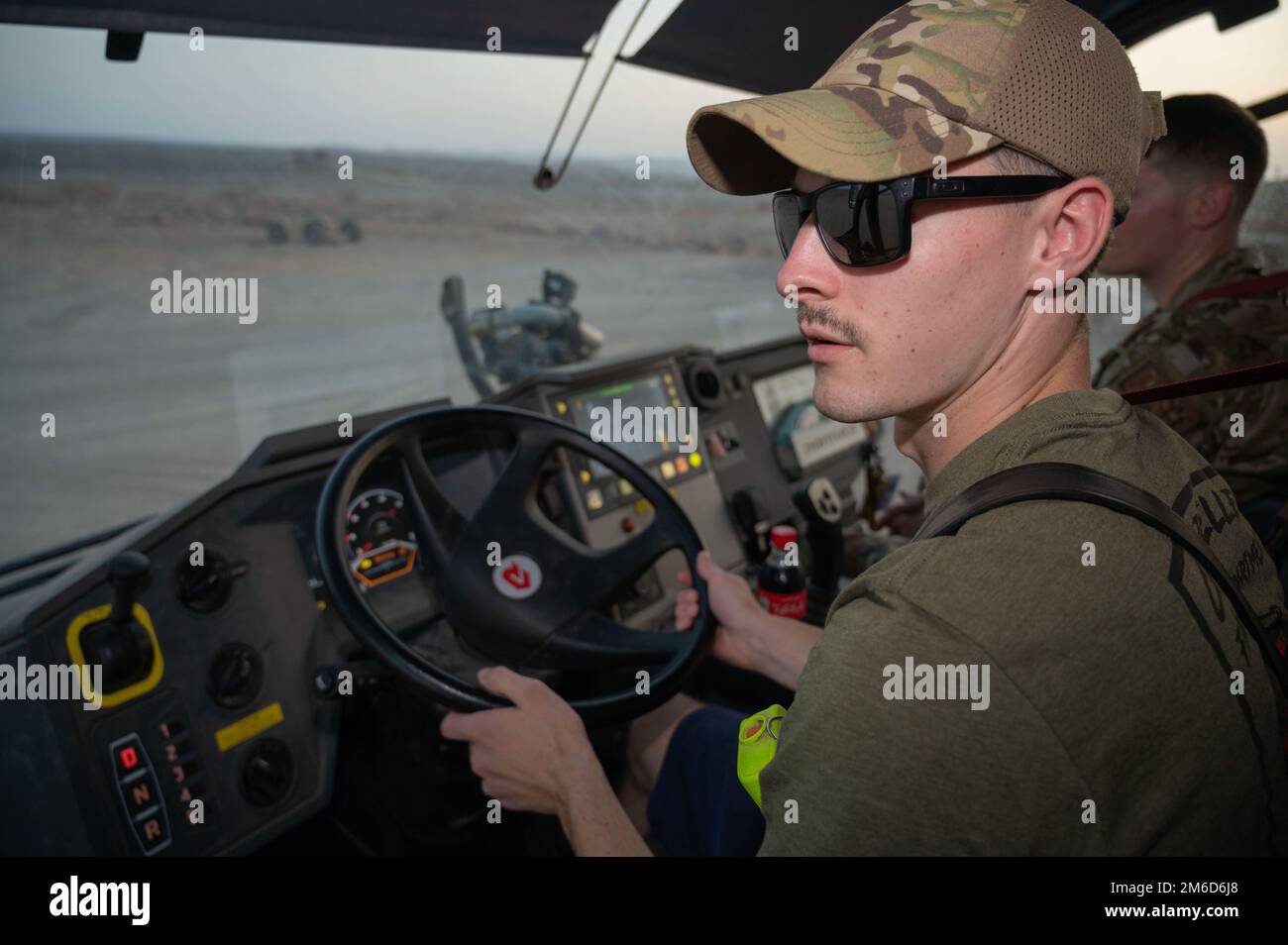U.S. Air Force Senior Airman Zachary McMaster, a firefighter with the ...