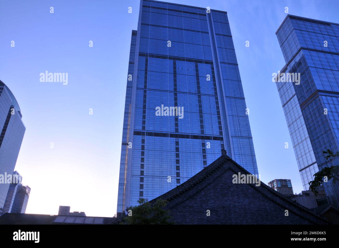 modern architecture with sun reflections Stock Photo - Alamy