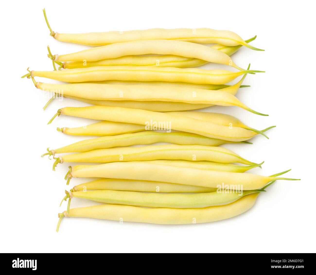 Yellow Beans Isolated On White Background Stock Photo - Alamy