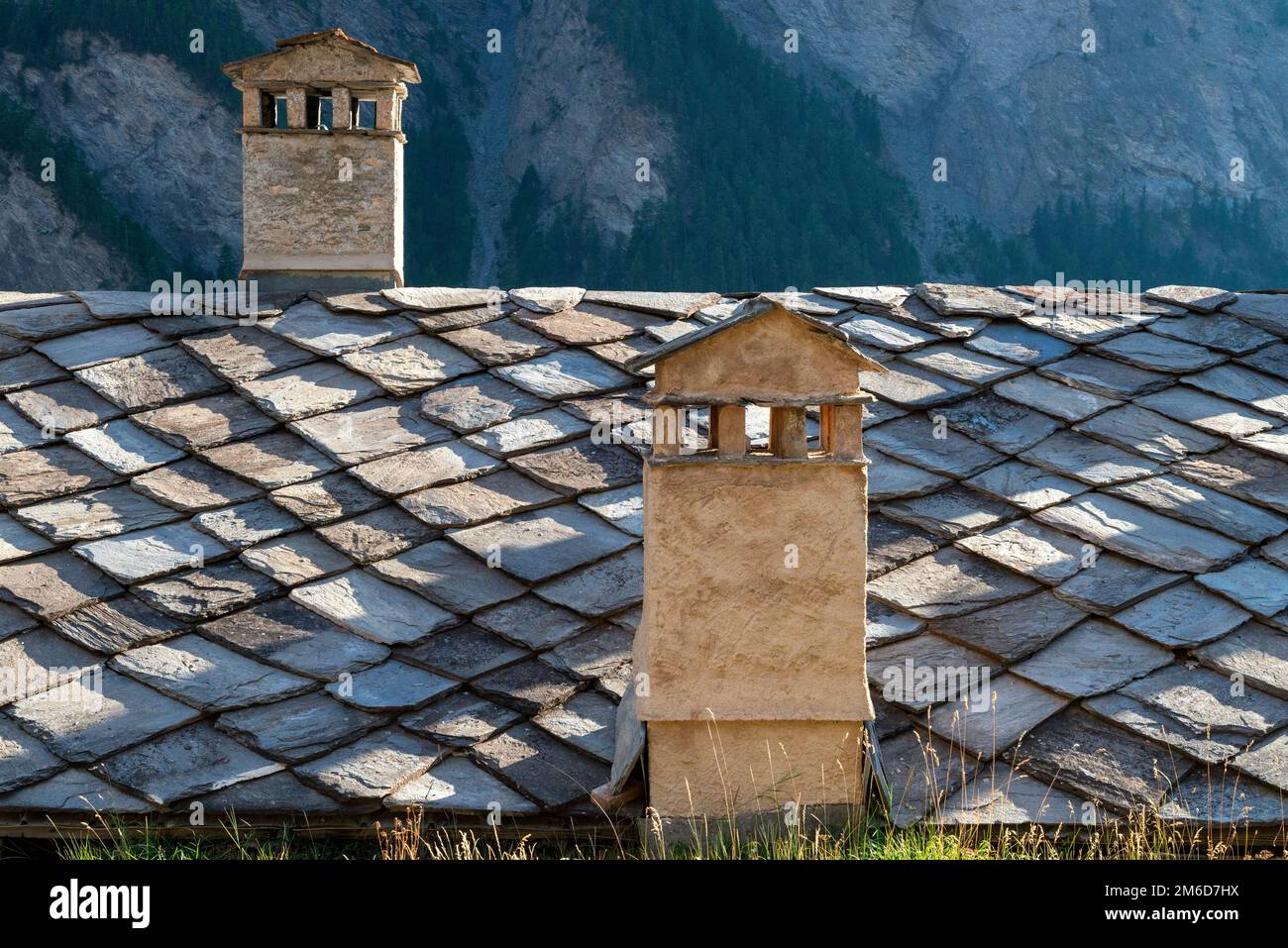 St VÃ©ran, France, Higest village 2016 slats and chimney on the ...