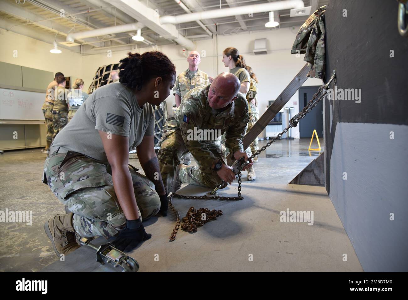 Airman 1st Class Xenia Sam, 41st Aerial Port Squadron cargo ...
