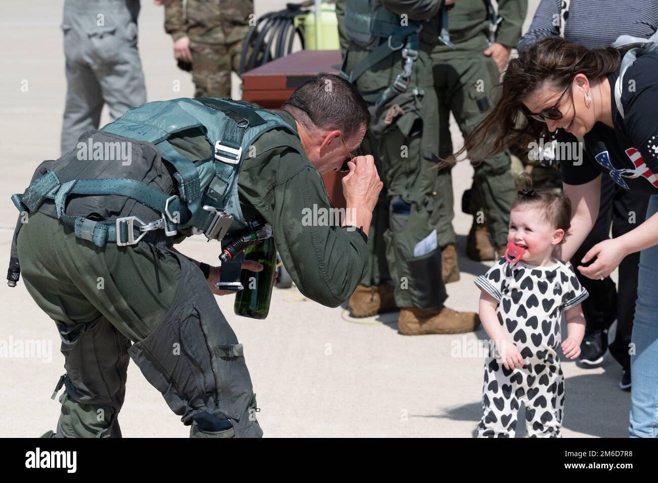 U.S. Air Force Lt. Col. Michael D. Stohler, wing commander of the 122nd ...