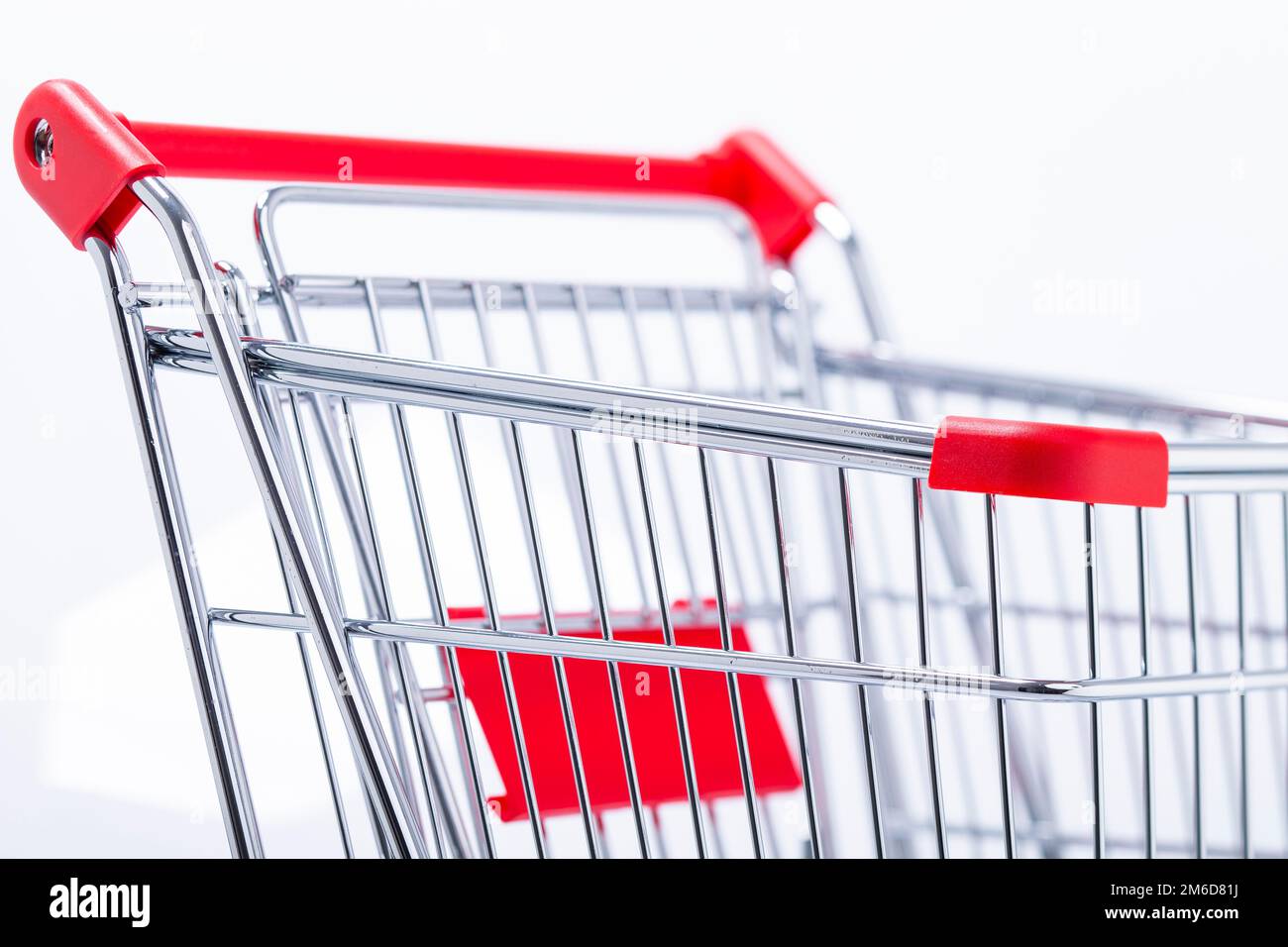 Shopping cart in detail Stock Photo - Alamy