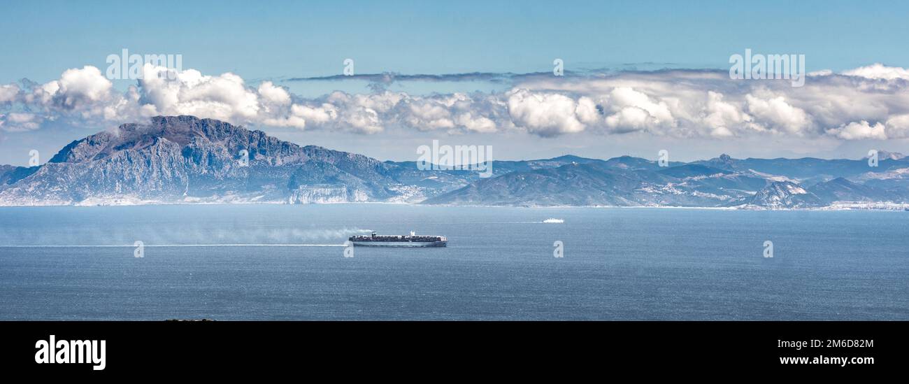 Strait gibraltar ship in hi-res stock photography and images - Alamy