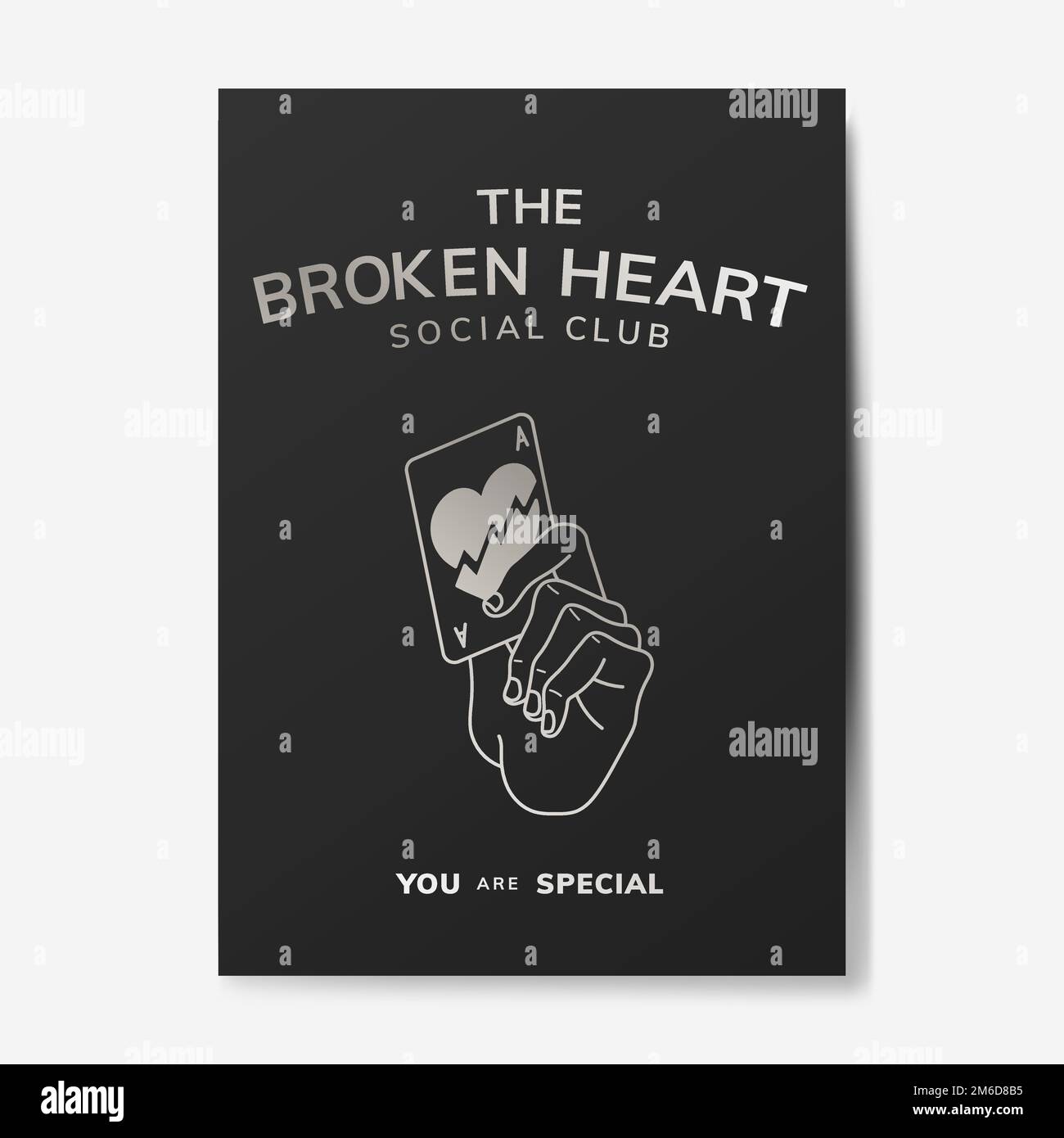 Love broken heart word Stock Vector Images - Alamy