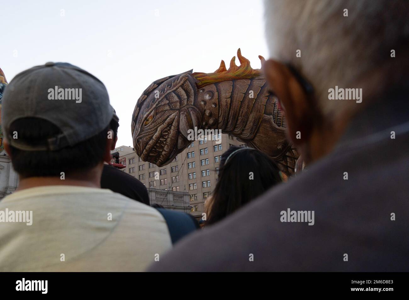 Santiago, Metropolitana, Chile. 3rd Jan, 2023. People watch Saurian ...