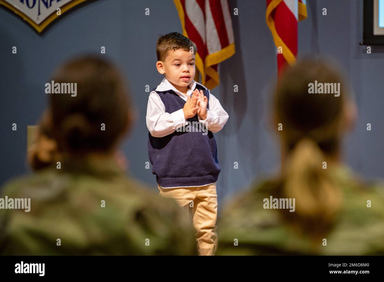 U.S. Air Force Senior Master Sgt. Jacob Bridges, from the 121st Air ...
