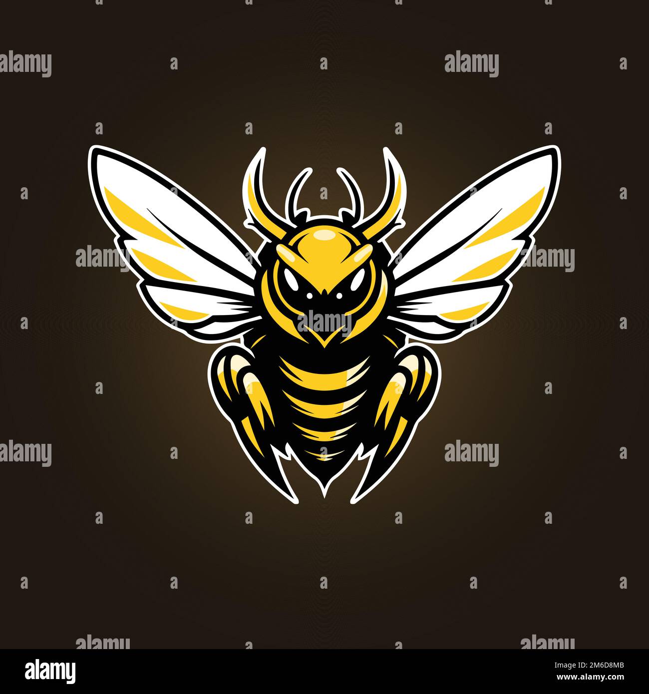 Aggressive bee Stock Vector Images - Alamy