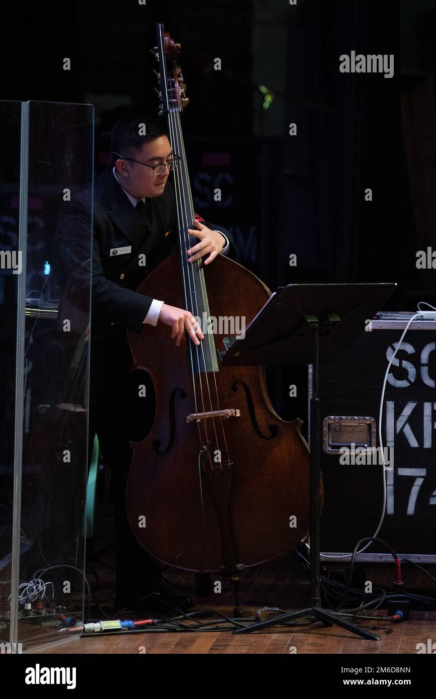 MARION, Ohio (Apri. 24, 2022) Musician 1st Class Grant Le, from Hanover ...