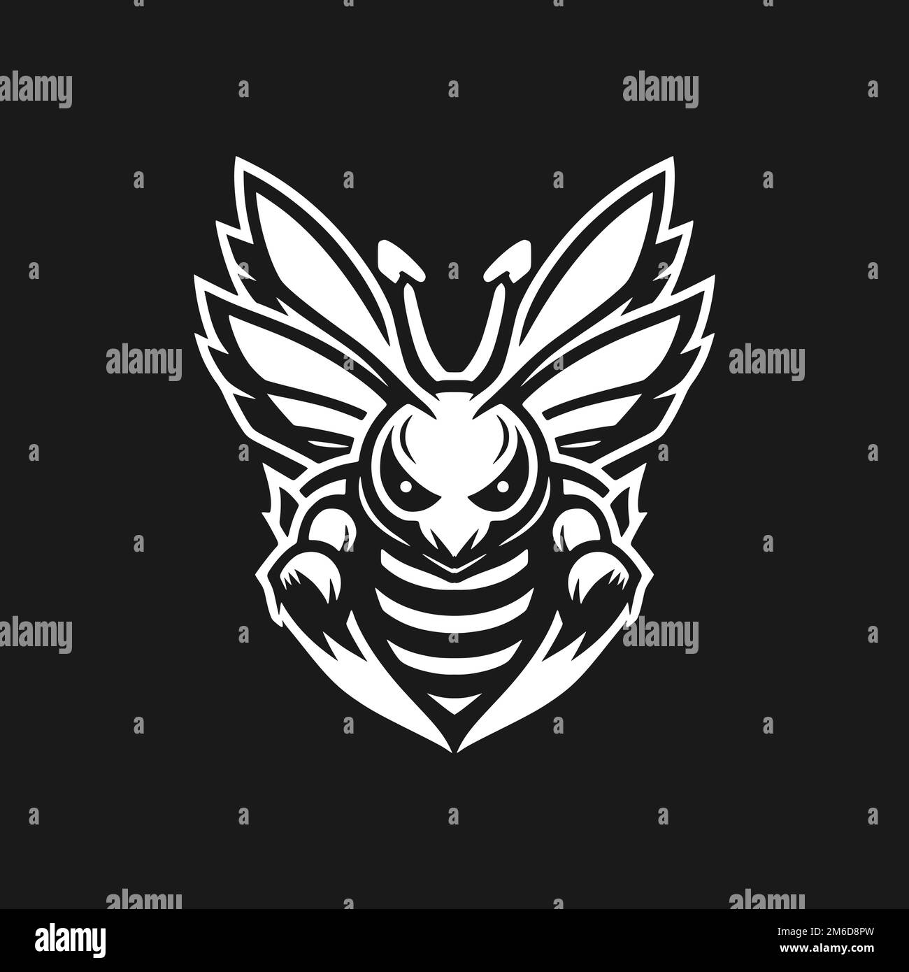 Angry Bee Logo