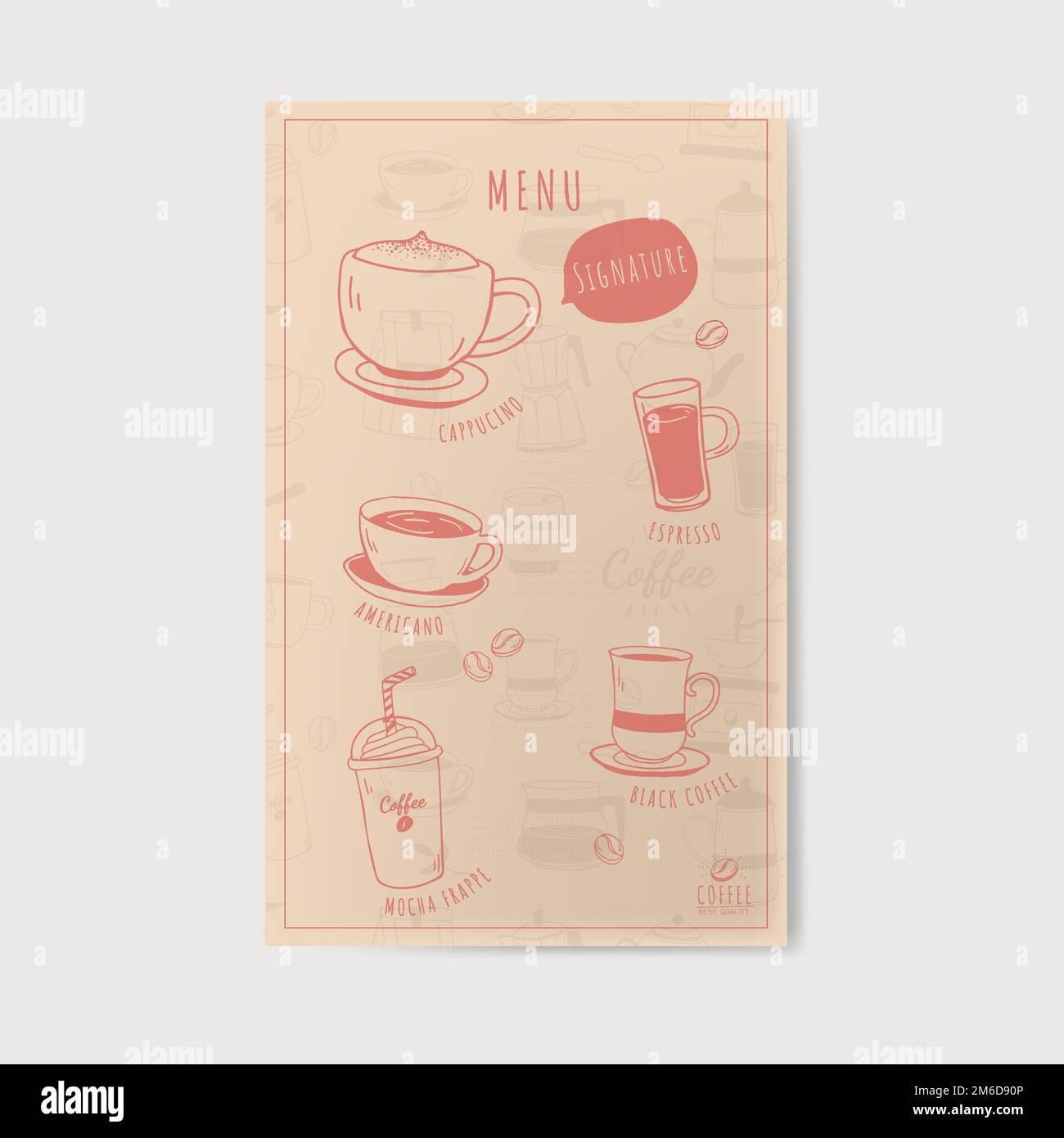 Iced pink drink Stock Vector Images - Alamy