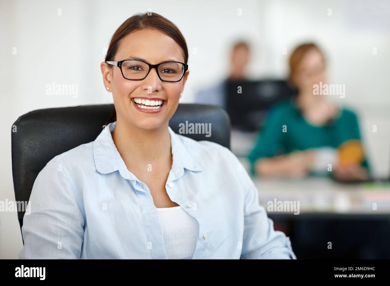 Beautiful female employee hi-res stock photography and images - Alamy