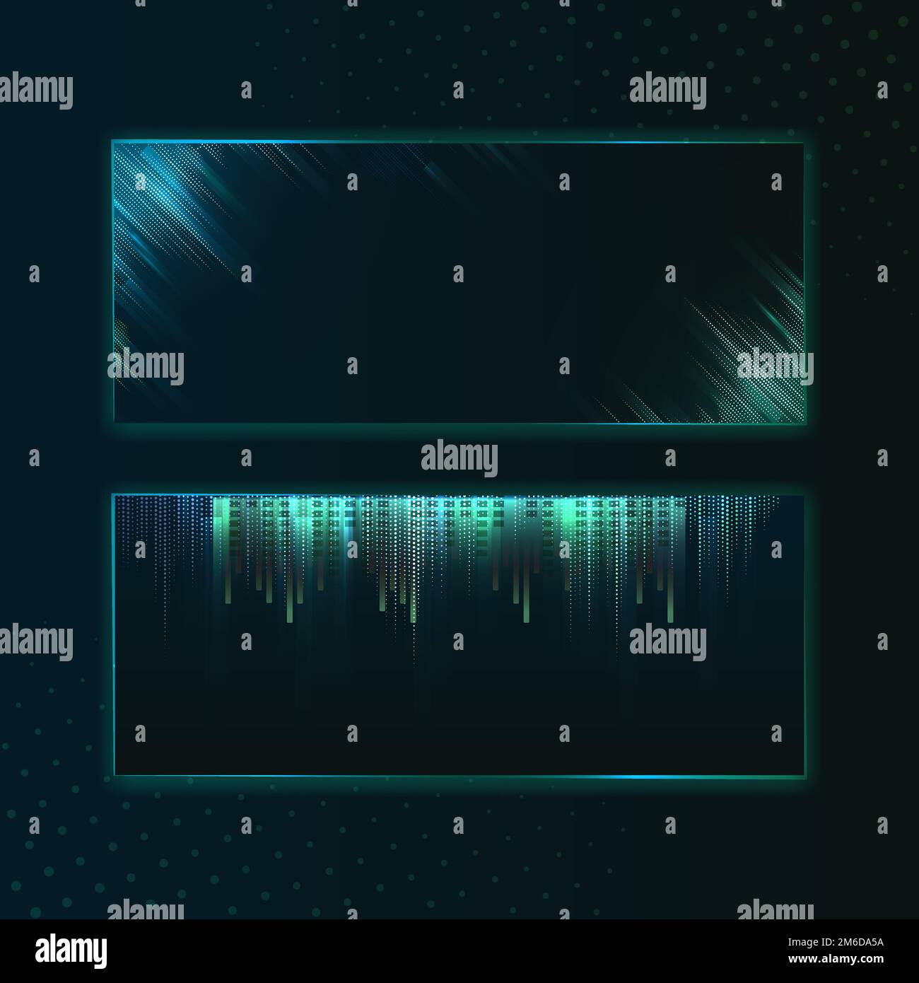Blank green rectangle banner signboard vector Stock Vector Image & Art ...