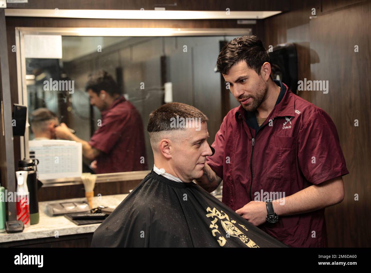 PHILIPPINE SEA (April 24, 2022) Retail Specialist 3rd Class Giovanni ...