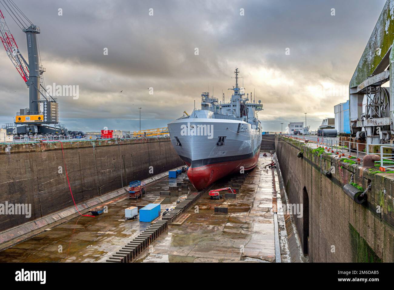 Saint-Nazaire, Loire Atlantique, France. 25th Dec, 2022. The Jacques ...