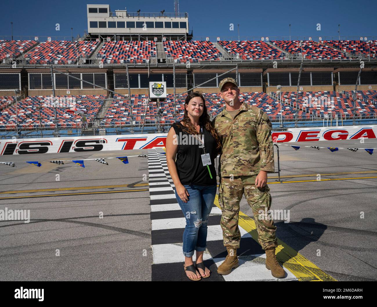 Tech. Sgt. Andrew Brockman, 96th Maintenance Group, and his spouse ...