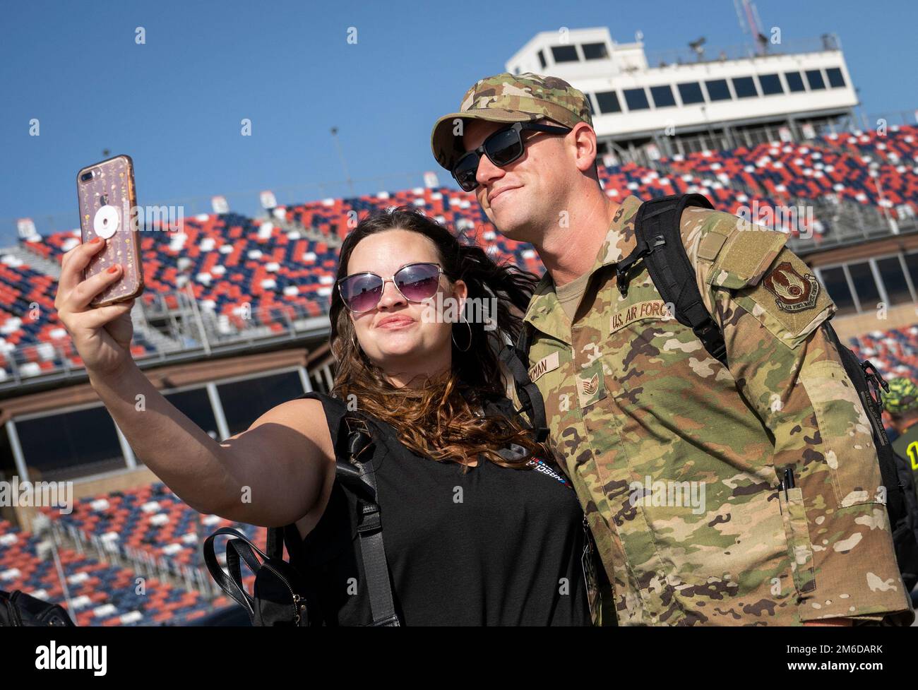Tech. Sgt. Andrew Brockman, 96th Maintenance Group, and his spouse ...
