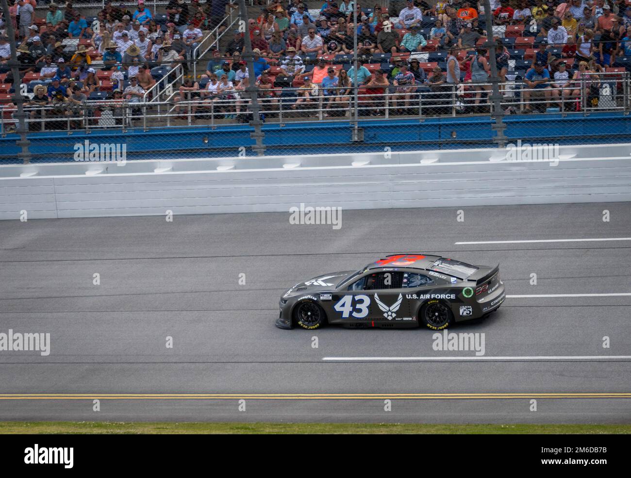 Erik Jones and the Air Force-sponsored #43 car lead the Talladega ...