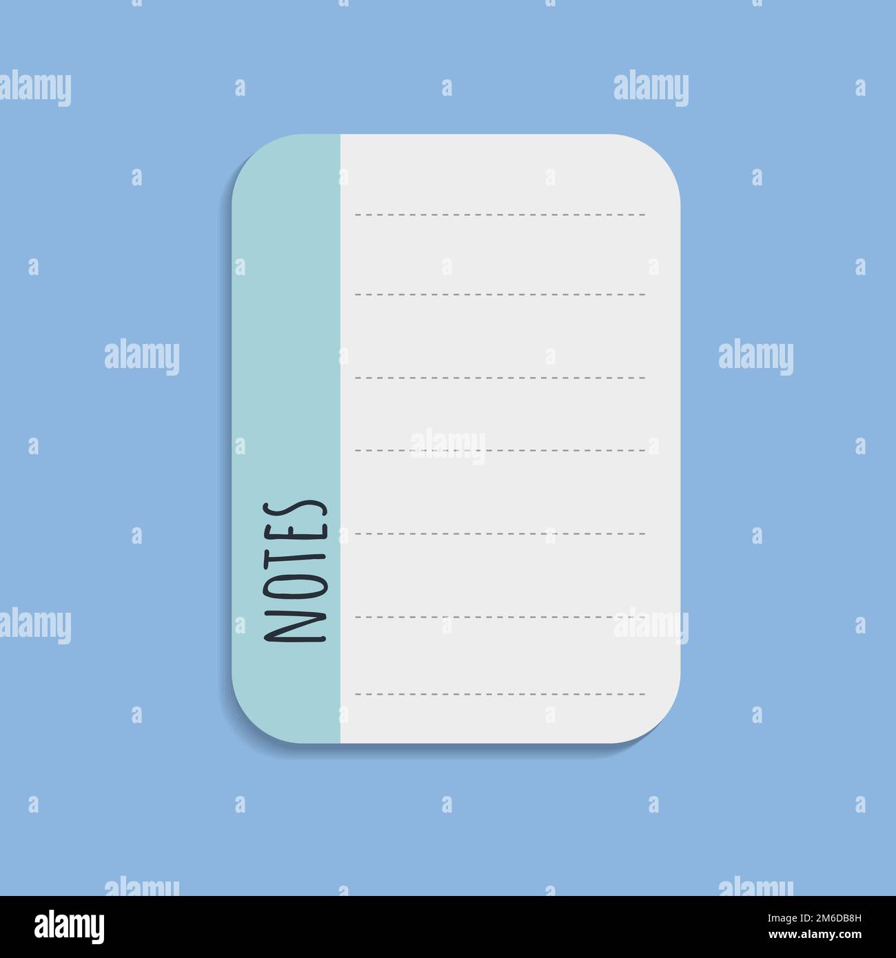 White note Stock Vector Images - Alamy