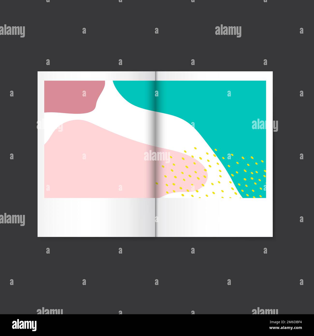 Colorful Memphis design magazine vector Stock Vector Image & Art - Alamy