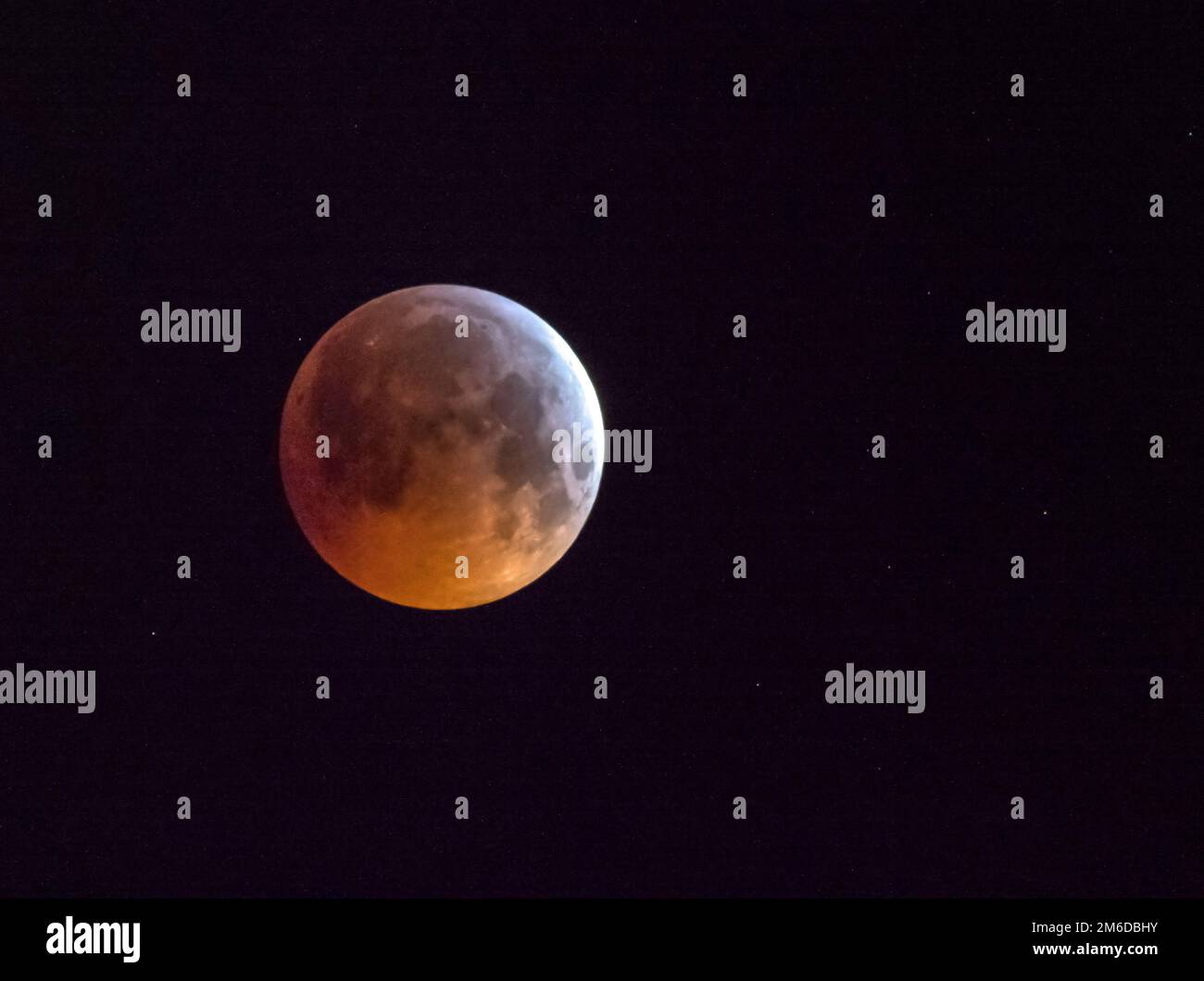 Supermoon Lunar Eclipse Stock Photo - Alamy