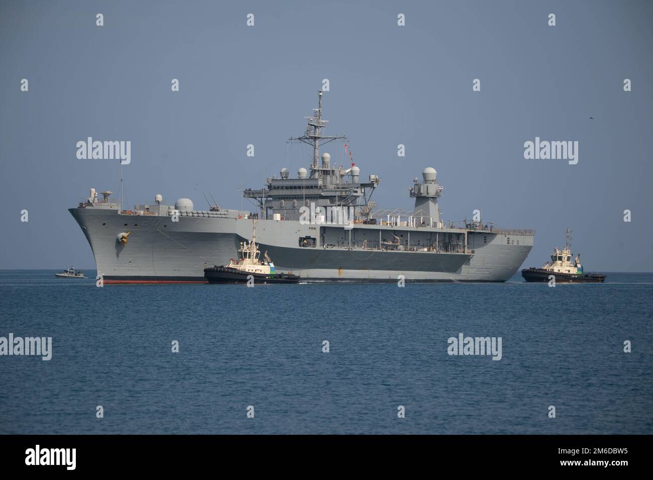 PORT OF DJIBOUTI, Djibouti (April 24, 2022) The Blue Ridge-class ...