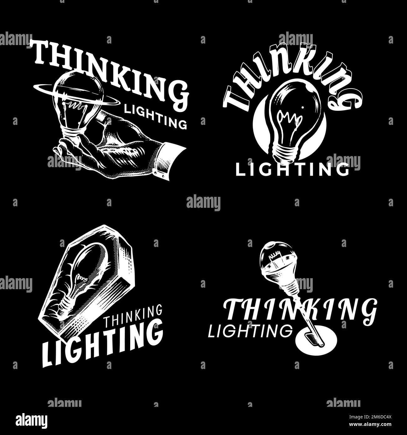 Thinking and innovation concept illustration vector Stock Vector Image ...
