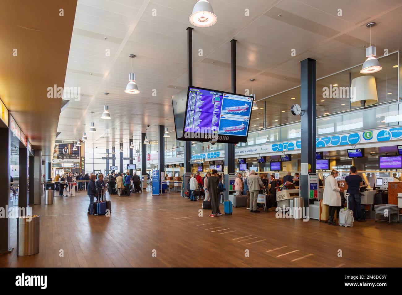 Rotterdam The Hague Airport (RTM) Terminal Stock Photo - Alamy