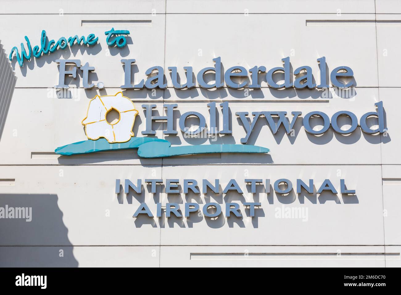 Fort Lauderdale Hollywood International Airport FLL Logo Stock Photo ...